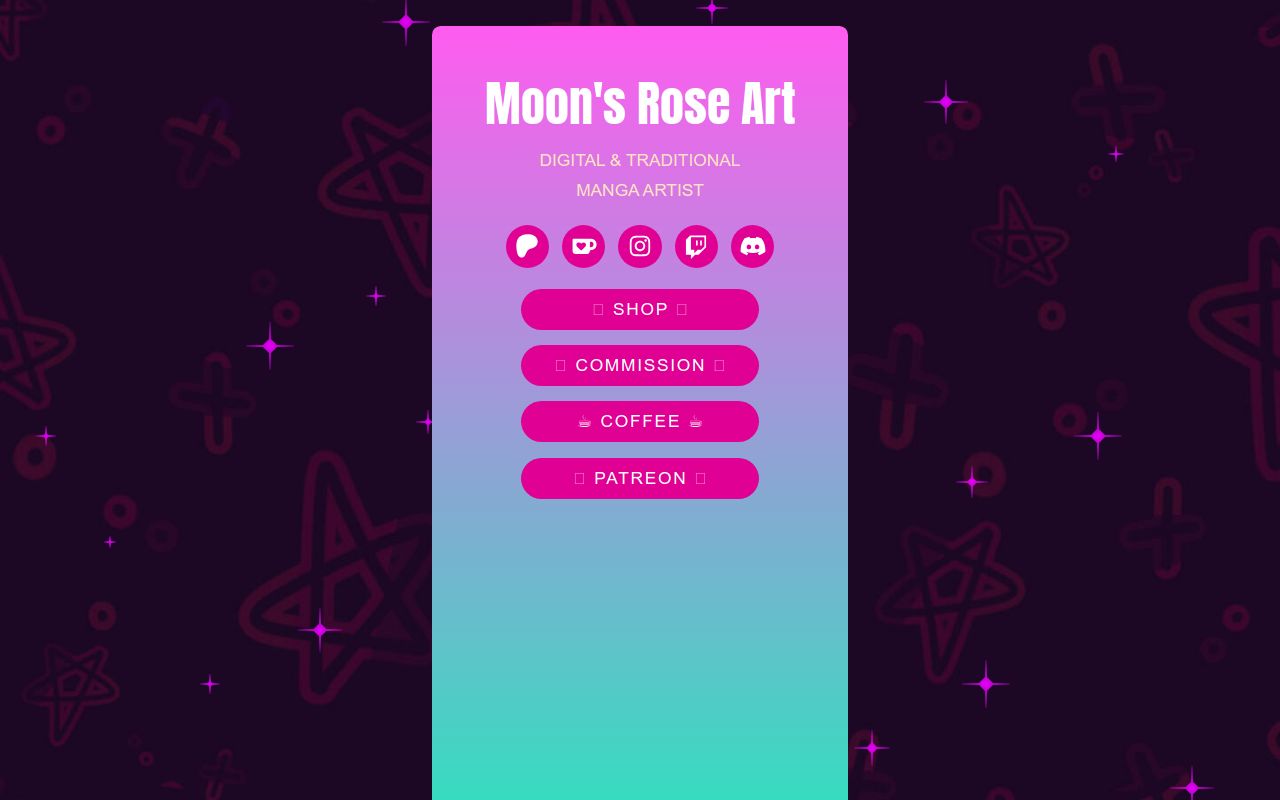 Moon's Rose Art